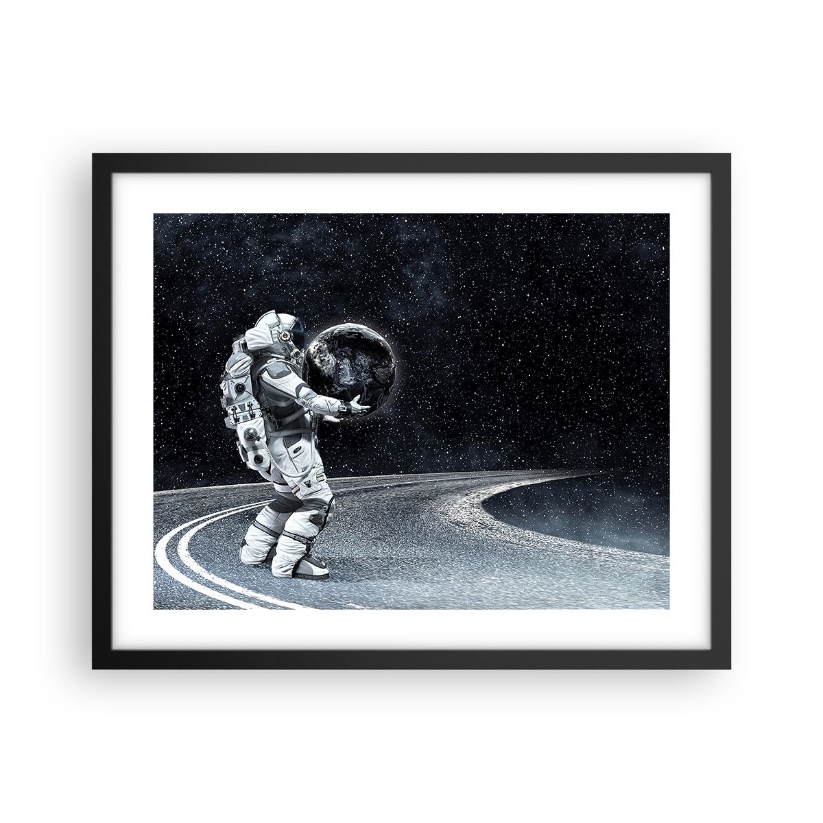 Wandbilder 50x40cm Poster Kosmos Astronaut Fantasie Wandposter Bilder ...