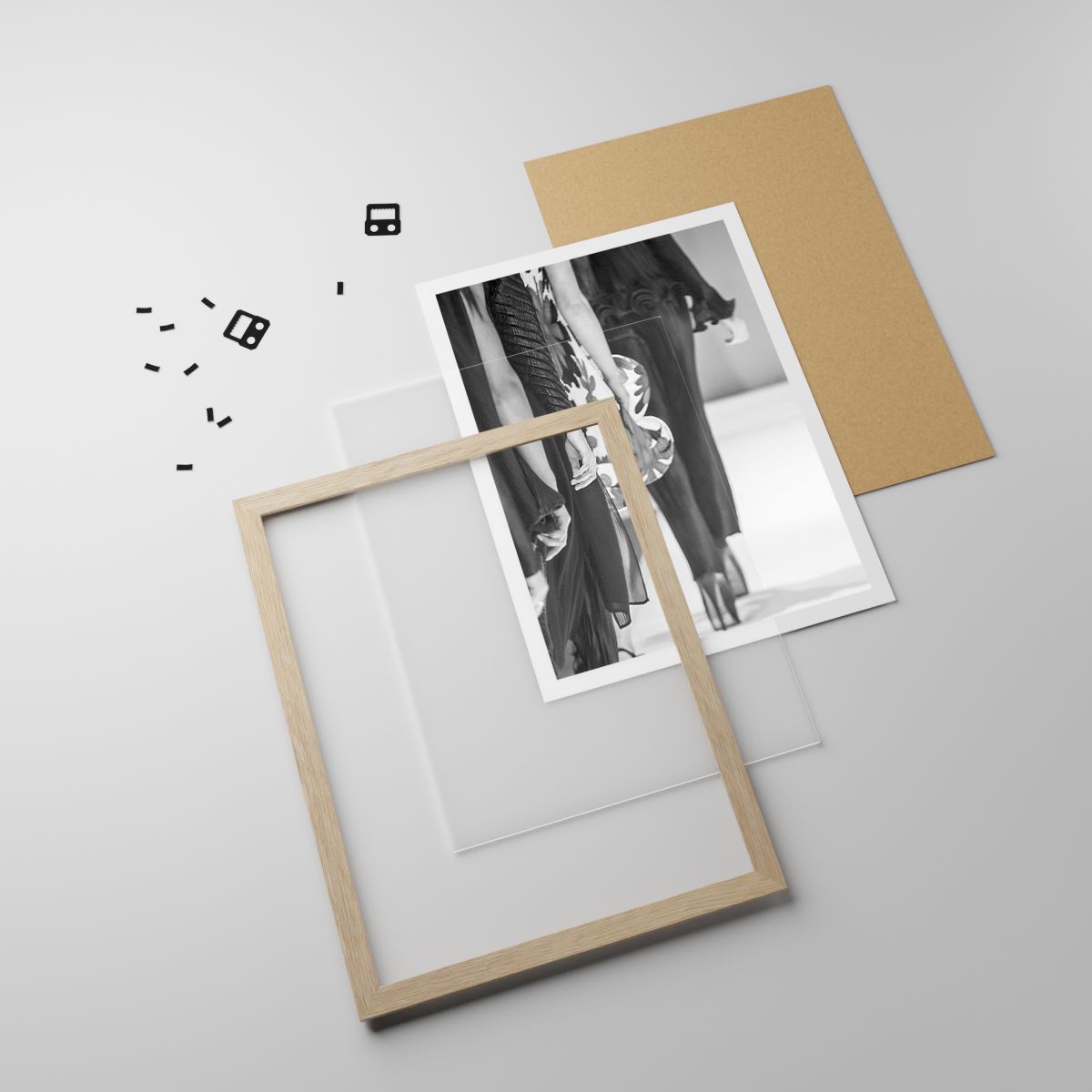 Obraz - Plakat - Stylowa parada - 70x100cm - Moda Wybieg Modelki - Foto ...